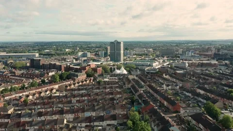 Swindon Town Centre and the David Murray... | Stock Video | Pond5
