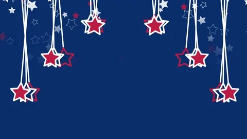 Swinging and falling down stars animatio... | Stock Video | Pond5