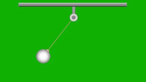 Swinging Simple Pendulum green screen mo... | Stock Video | Pond5