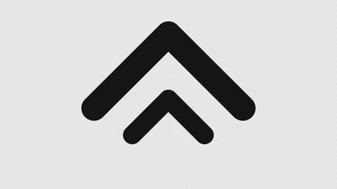 Swipe Up Animation, Arrow Up Transparent... | Stock Video | Pond5