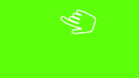 swipe up hand animation slide up hand ic... | Stock Video | Pond5
