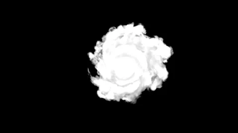 The swirl of smoke from the top view | Stock Video | Pond5