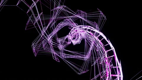 Swirling rotating lines. Scrolling anima... | Stock Video | Pond5