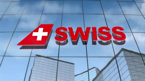 SWISS Logo On Corporate Building 3D Anim... | Stock Video | Pond5