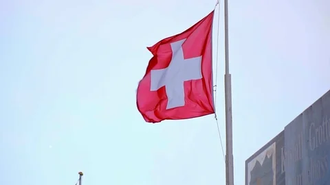 Swiss Storm Flag Stock Videos – Royalty-Free HD & 4K Videos