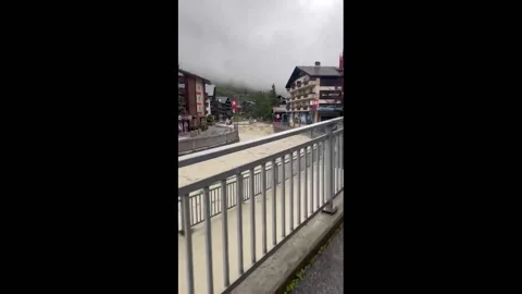 Switzerland: Heavy Rainfall Causes Lands... | Stock Video | Pond5