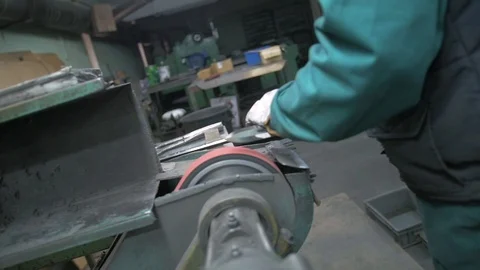 Sharpening Sword Stock Video Footage | Royalty Free Sharpening Sword ...