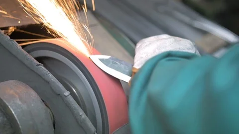 Sharpening Sword Stock Video Footage | Royalty Free Sharpening Sword ...