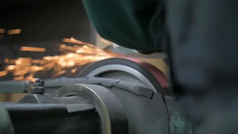 Sharpening Sword Stock Video Footage | Royalty Free Sharpening Sword ...