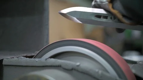 Sharpening Sword Stock Video Footage | Royalty Free Sharpening Sword ...