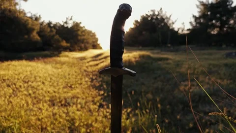 Sword In Ground Stock Video Footage | Royalty Free Sword In Ground ...