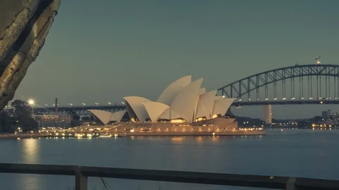 Sydney Opera House lookout | Stock Video | Pond5