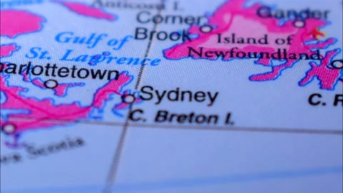 Sydney on The Political Map With Gradien... | Stock Video | Pond5