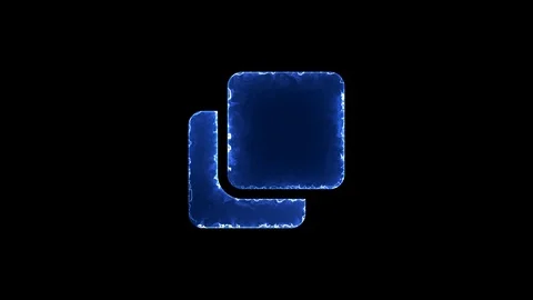 Symbol clone. Blue Electric Glow Storm. ... | Stock Video | Pond5