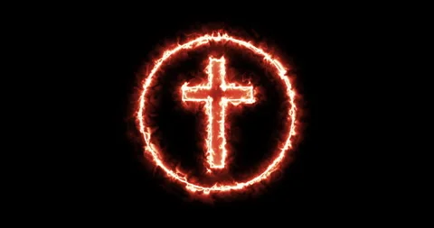 Burning Cross Stock Footage ~ Royalty Free Stock Videos | Page 4