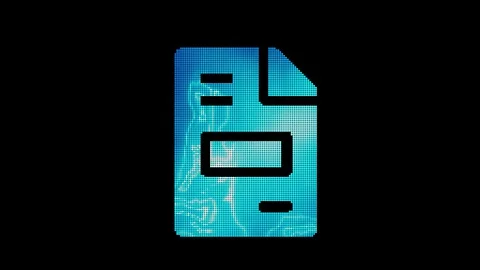 The symbol file invoice is assembled fro... | Stock Video | Pond5