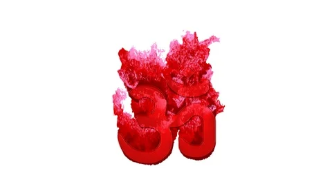 Symbol om inflames with dark fire, then ... | Stock Video | Pond5