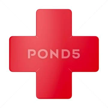 Symbol plus on white background. Isolated 3D illustration ~ Clip Art ...