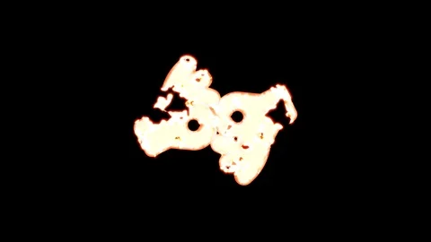 Symbol Sign language interpreting burns ... | Stock Video | Pond5
