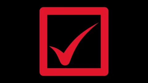 Symbol of tick mark animation, Check Mar... | Stock Video | Pond5