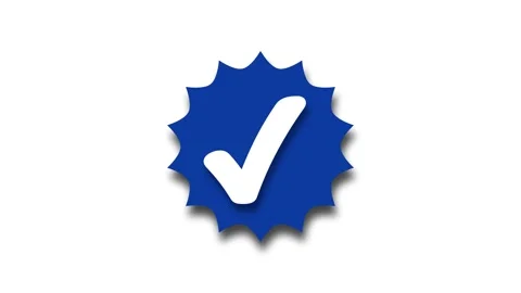 Symbolizing Approval or Success, Teal Ba... | Stock Video | Pond5