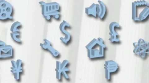 Symbols Animation | Stock Video | Pond5