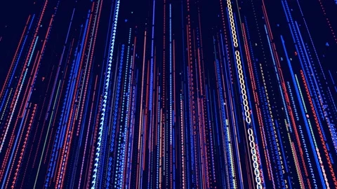 Symbols form lines, lines form grid. Vj ... | Stock Video | Pond5