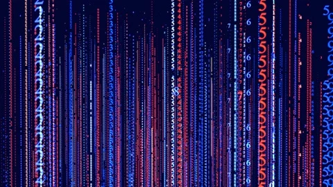 Symbols form lines, lines form grid. Vj ... | Stock Video | Pond5