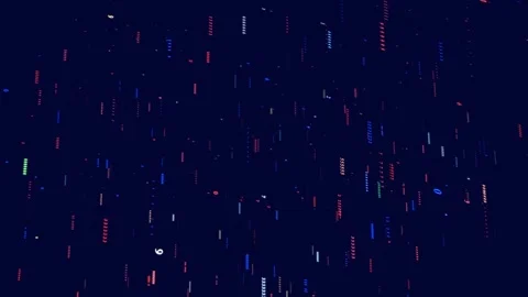 Symbols form lines, lines form grid. Sci... | Stock Video | Pond5