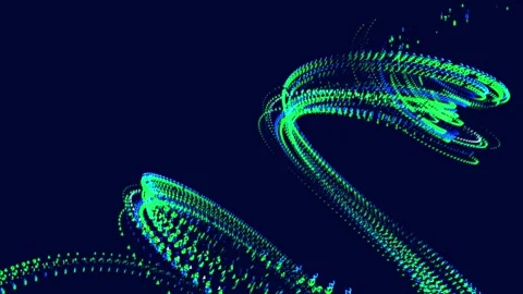 Symbols form lines, lines form spiral gr... | Stock Video | Pond5