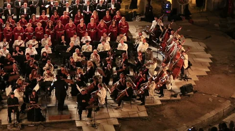 symphony orchestra performance 2 | Stock Video | Pond5