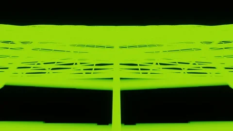 synthwave green wireframe net on black b... | Stock Video | Pond5