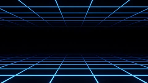 Synthwave Grid Background Video, Blue Ne... | Stock Video | Pond5