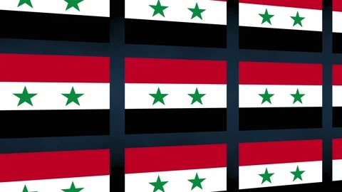 Syria Flag animation 3d, National Flag B... | Stock Video | Pond5