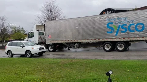 Sysco Semi Truck | Stock Video | Pond5