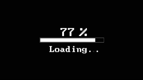 SYSTEM CORRUPTED Text and Loading Bar An... | Stock Video | Pond5