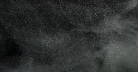 System of dust particles floating on bla... | Stock Video | Pond5