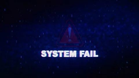 Fail System Error Stock Footage ~ Royalty Free Stock Videos | Pond5