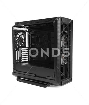 System unit case be quiet silent base 802 on white background. ~ Hi Res ...