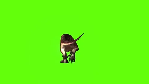T-rex dinosaur walk green screen animati... | Stock Video | Pond5