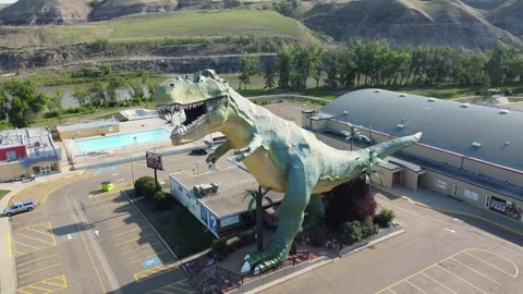 T-Rex in Drumheller, Alberta | Stock Video | Pond5