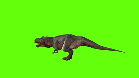 T-rex momma dinosaur death green screen ... | Stock Video | Pond5