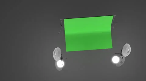 t300 greenscreen green screen fabric set... | Stock Video | Pond5