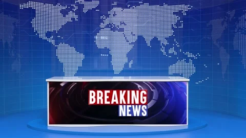 Table And Breaking News Banner Backgroun... | Stock Video | Pond5