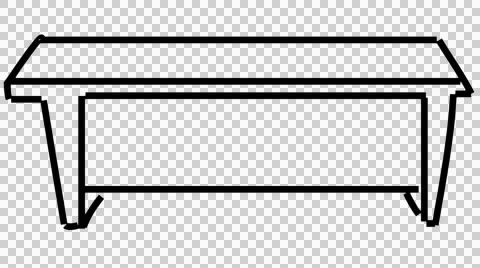 Table line drawing illustration animatio... | Stock Video | Pond5