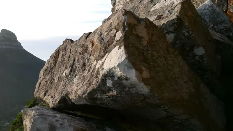 Table Mountain sandstone and granite roc... | Stock Video | Pond5