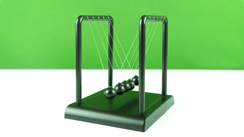 Table Pendulum Small Newton Balls On A G... | Stock Video | Pond5