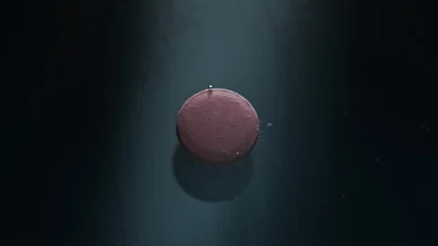 Tablet dissolves in liquid. Pill or Drug... | Stock Video | Pond5
