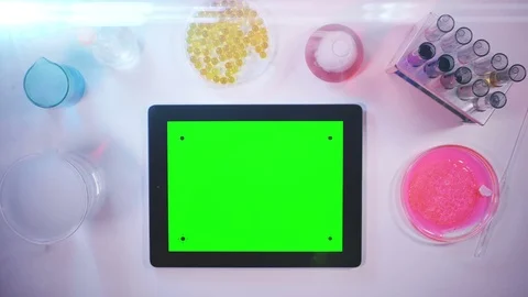 Laboratory Green Screen Stock Footage ~ Royalty Free Stock Videos | Pond5