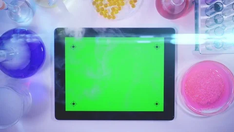 Laboratory Green Screen Stock Footage ~ Royalty Free Stock Videos | Pond5